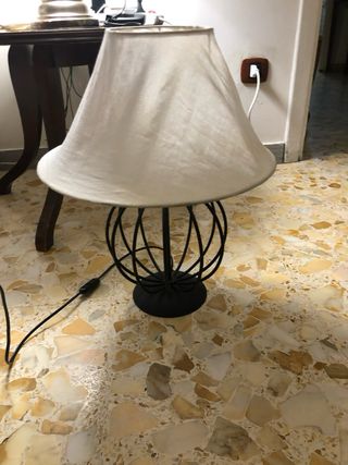 lampada in ferro battuto