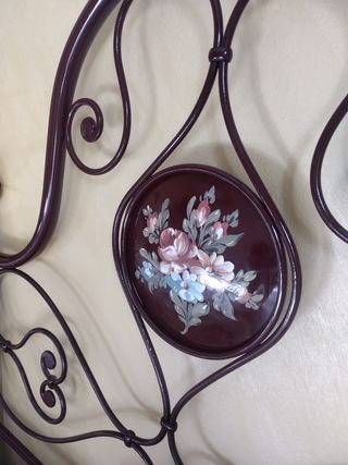 Testiera letto in ferro battuto