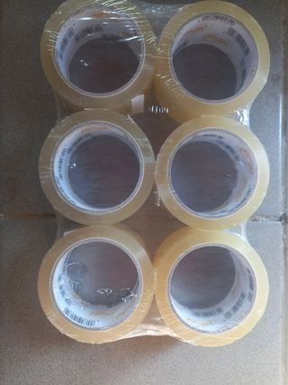 6 rotoli nastro adesivo nuovo