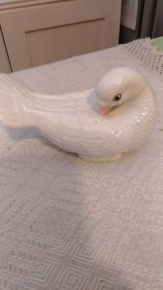 Colomba soprammobile  ceramica