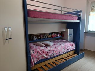 Letto a castello con passerella