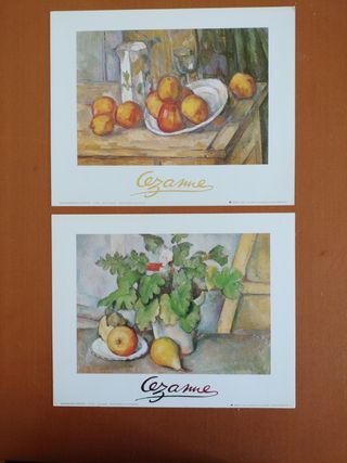 2 Poster Cezanne 24x30 cm