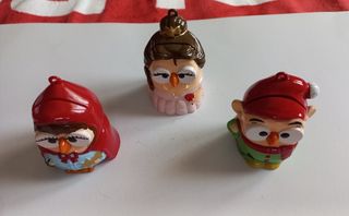 Gufi segnaposto in plastica