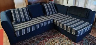 Divano angolare con isola reversibile