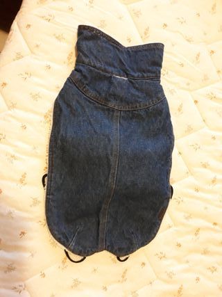Cappottino in jeans per cane di piccola taglia