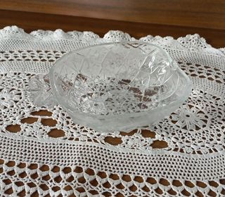 Coppe porta macedonia in vetro forma ananas