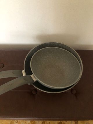 Coppia padelle salta pasta in pietra Kasanova