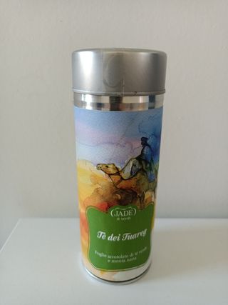 Barattolo rotondo per il thè con tappo salva aroma