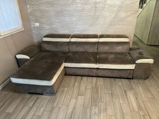 divano grigio elefant 3mx1,7 apribile