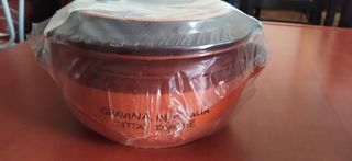 Tegame basso in terracotta