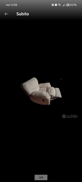 Poltrona reclinabile