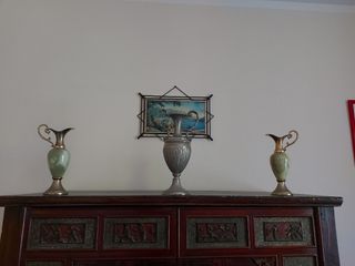 Anfore peltro 2 pezzi + 1