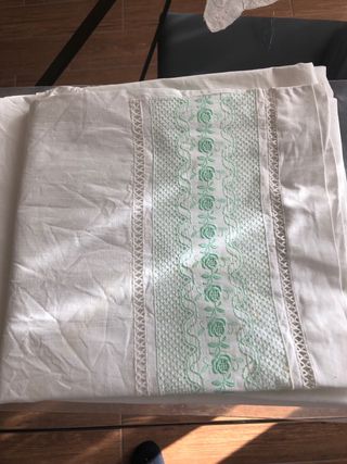 lenzuola vintage lino