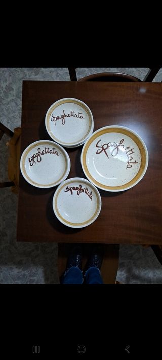 Servizio 12 piatti per spaghettata