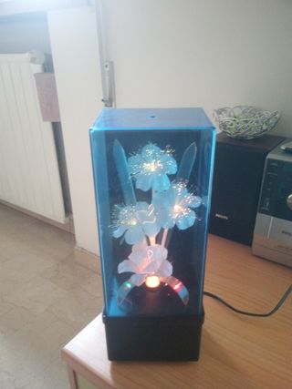 lampada da tavolo fibra ottica