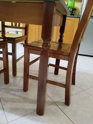 Piedi tavolo set da 4