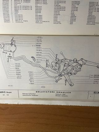 Catalogo parti ricambio Fia 605CS