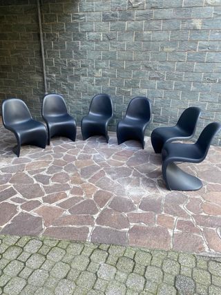 6 sedie Verner Panton Vitra
