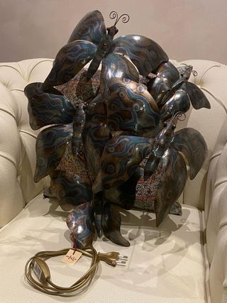 Lampada da parete etnica farfalle