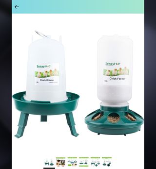 Set mangiatoio-abbeveratoio per pulcini