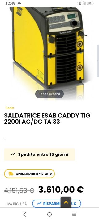 Saldatrice professionale