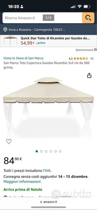 tetto gazebo