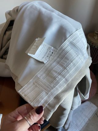 tende 2 teli di colore beige