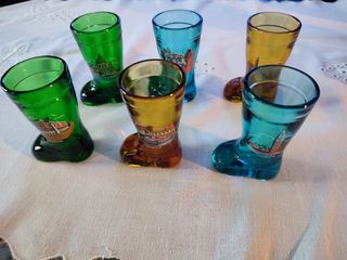Set 6 bicchierini vintage a forma di