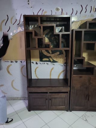 Parete attrezzata componibile in 3 pezzi