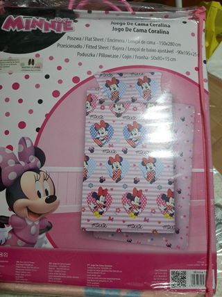 Completo letto singolo Minnie Disney