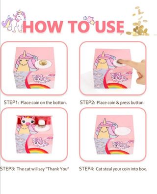 salvadanaio unicorno