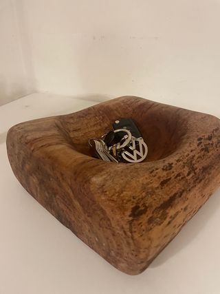 SVUOTATASCHE VINTAGE LEGNO MASSELLO DESIGN