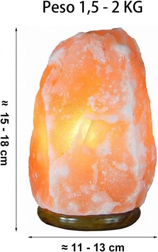 Lampada di Sale Himalayano 100% naturale