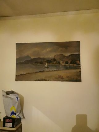 Dipinto olio su tela L. Morando.