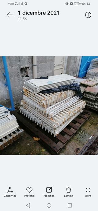 VENDO TERMOSIFONI GHISA N. 19