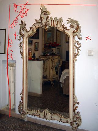 Specchio antico fine 800