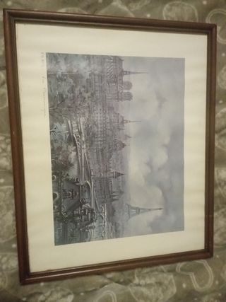 Stampa con cornice Parigi