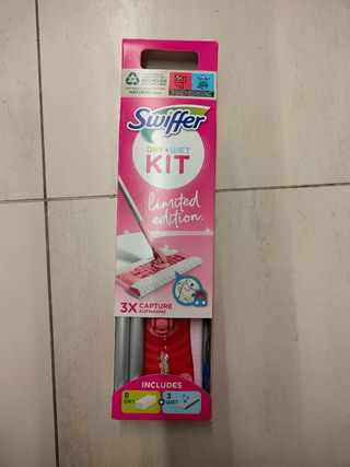 scopa Swiffer rosa