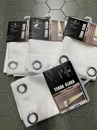 Tende cortinas bianche
