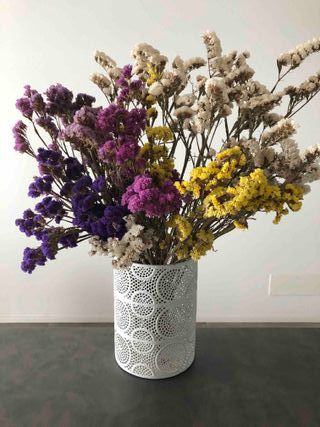 vaso traforato effetto pizzo