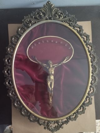 Quadro con cornice Statua Gesù Cristo