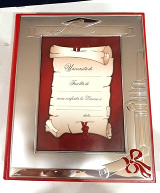 Album 30 fogli Cornice Portafoto Laminato Argento