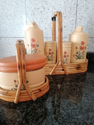 Oliera e formaggera terra cotta vintage