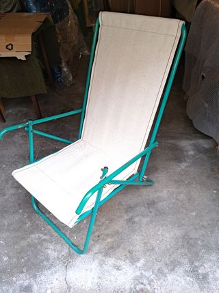 Sedia a sdraio vintage degli anni '60