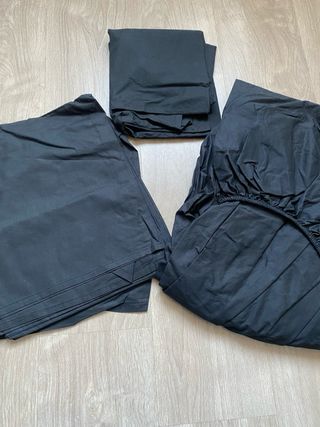 Set letto cotone nero / Bedding black cotton