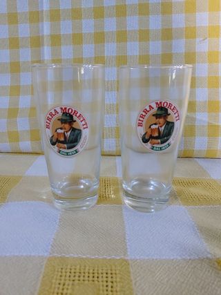 Bicchieri birra Moretti
