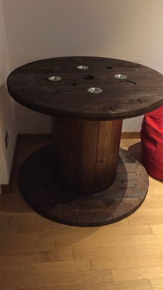 tavolo legno modello bobina