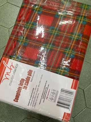 Lenzuola Pile Tartan