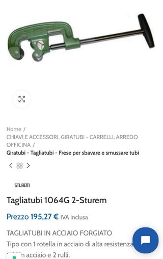 TAGLIATUBI seminuova