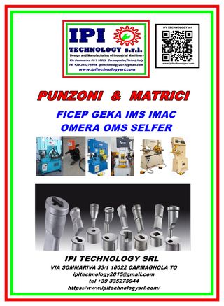 PUNZONI e MATRICI FICEP GEKA IMAC OMERA IMS